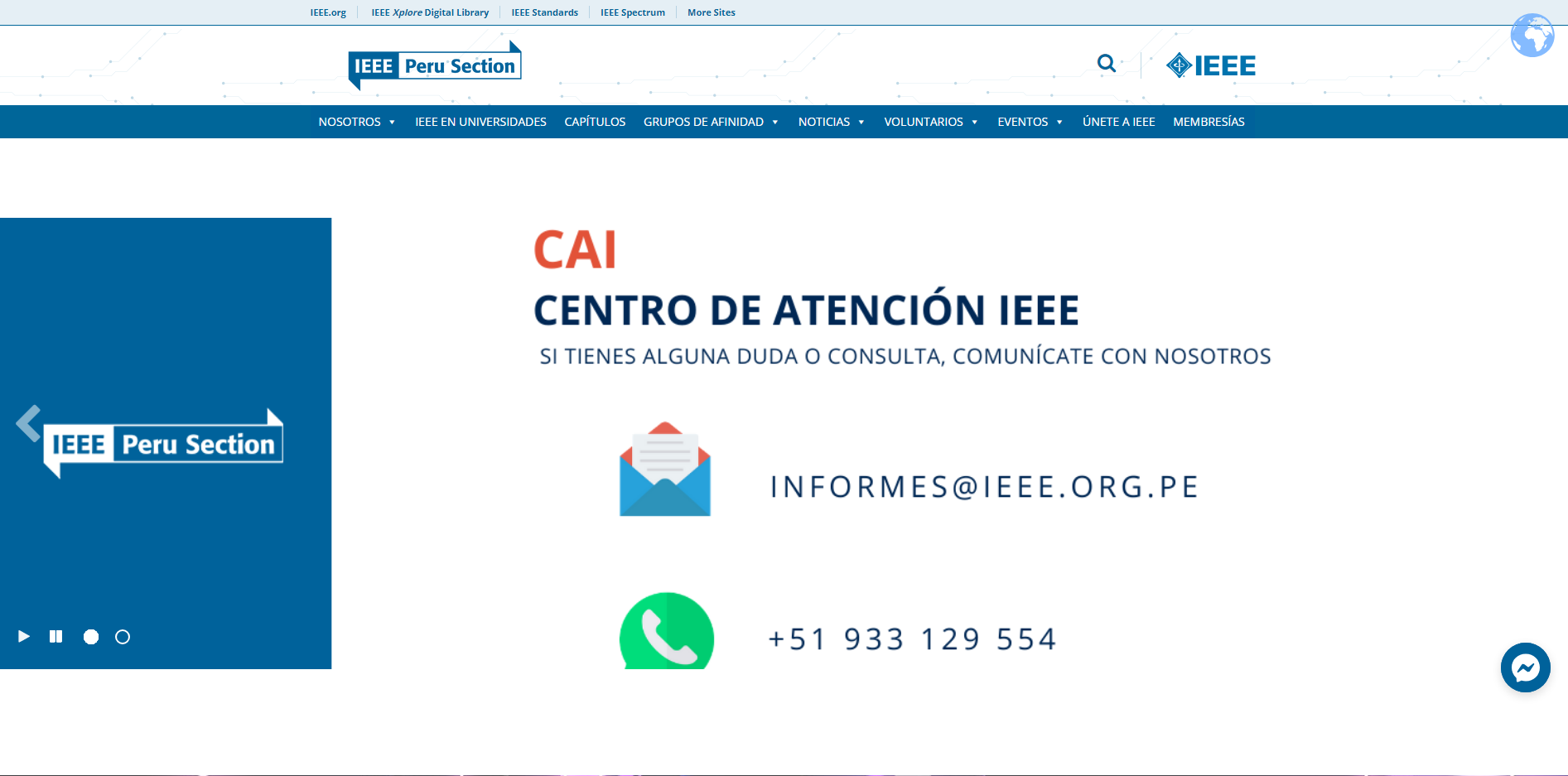 Sections - IEEE ANDEAN COUNCIL