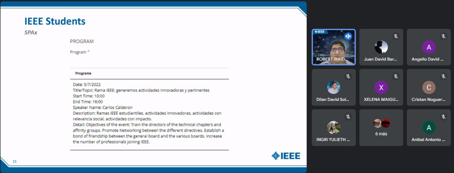 Solicitud de Fondos SPAX para ramas estudiantiles - IEEE Sección Caribe ...