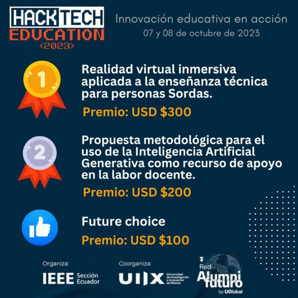HackTech Education 2023: Fomentando la Innovación Educativa a Través de la Tecnología – IEEE ...